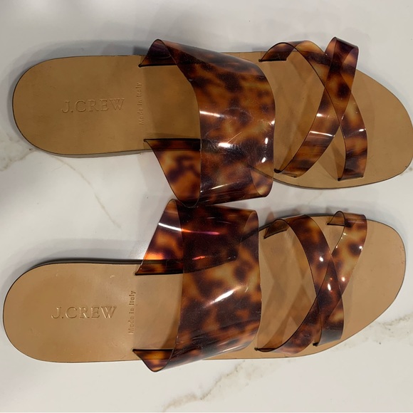 J. Crew | Shoes | J Crew Tortoise Sandals | Poshmark